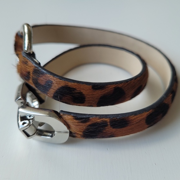 PETER LANG | Jewelry | Peter Lang Leopard Print Leather Wrap Bracelet ...